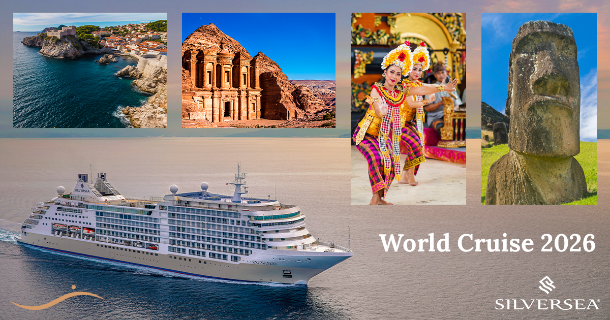 Embark on a Curious Adventure: Silversea World Cruise 2026 - AG Travel ...